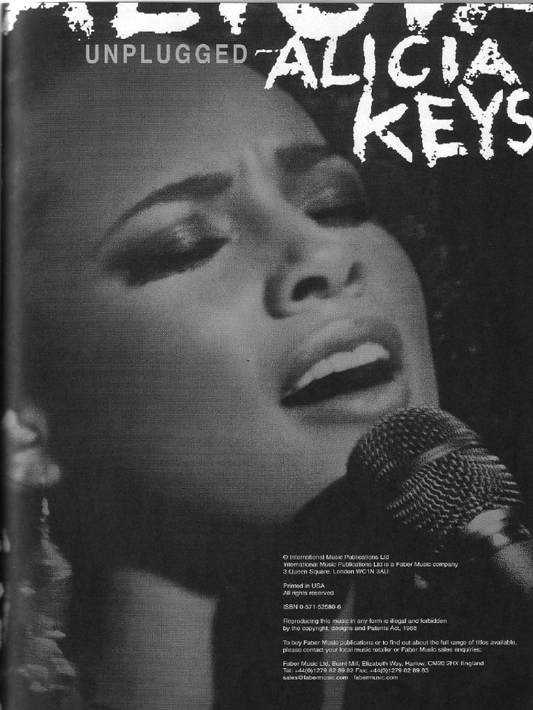 Alicia Keys - Unplugged | PDF