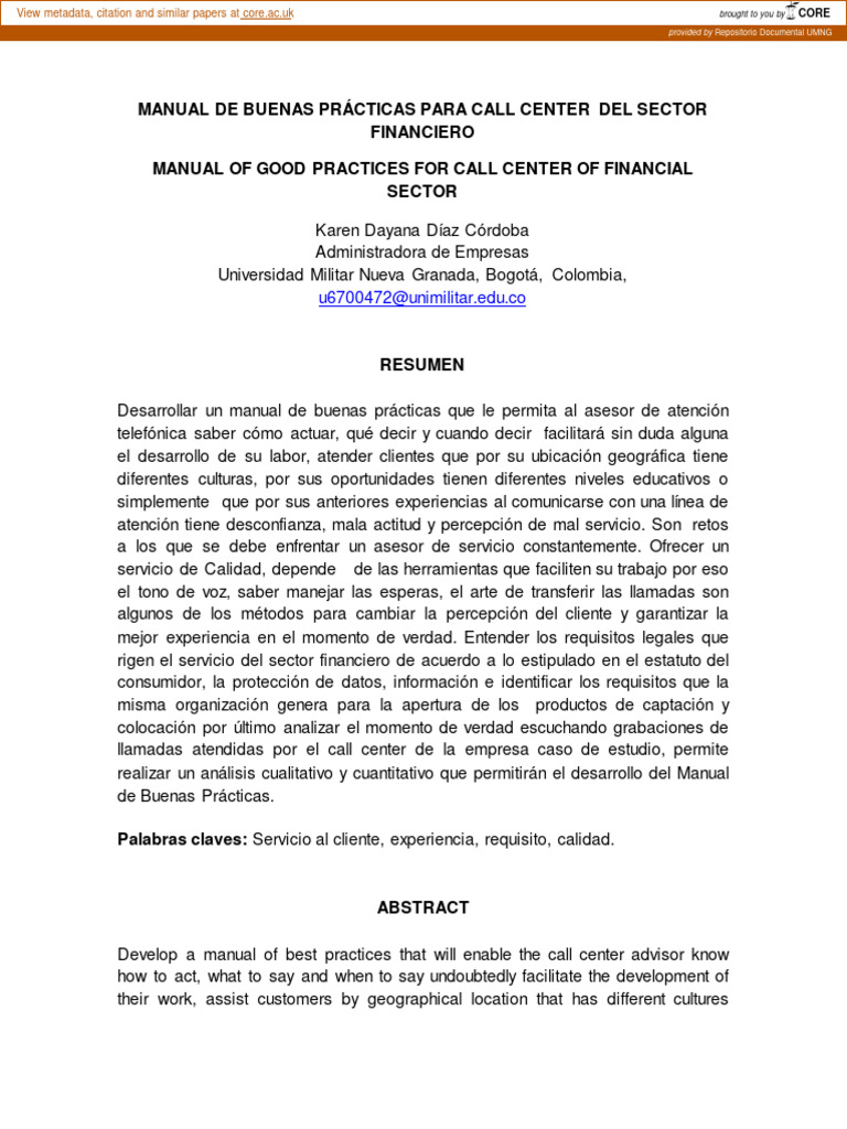 Manual Practicas Call Center | PDF | Tarjeta de débito | Documento de identidad