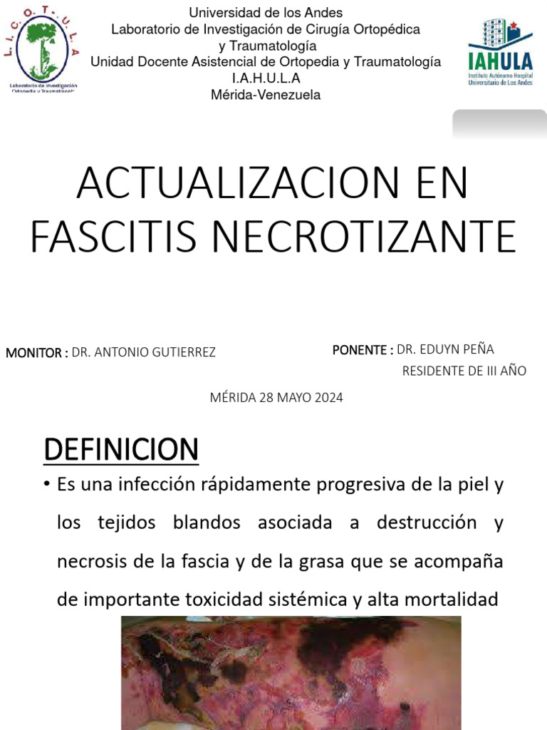 Fascitis Necrotizante | PDF | Ciencias de la Salud | Inmunología