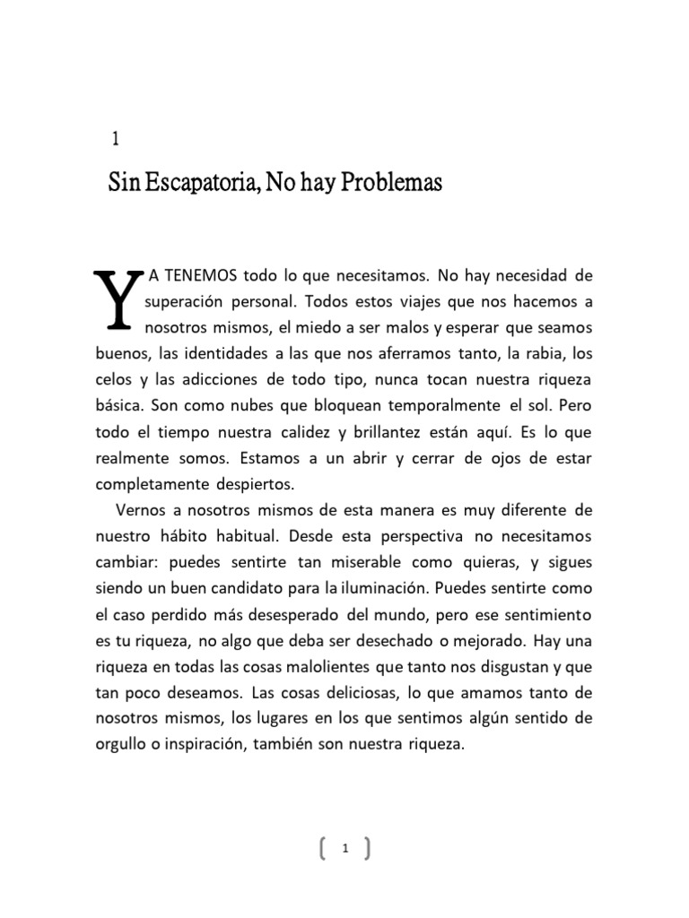 No Hay Problema PARTE 1 | PDF