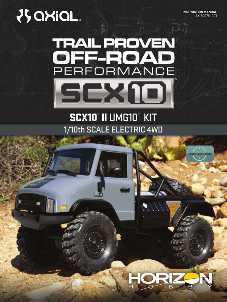 AXI90075-i001 - SCX10 II™ UMG10 1-10th 4WD Kit | PDF | Legal Liability ...