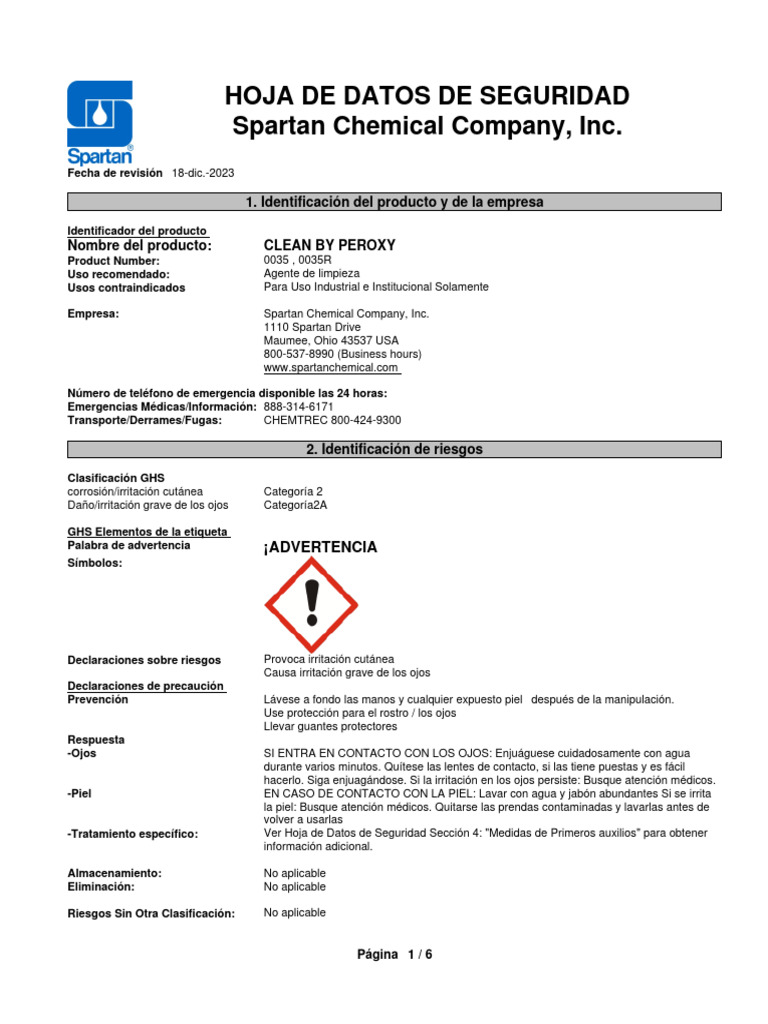 Clean by Peroxy | PDF