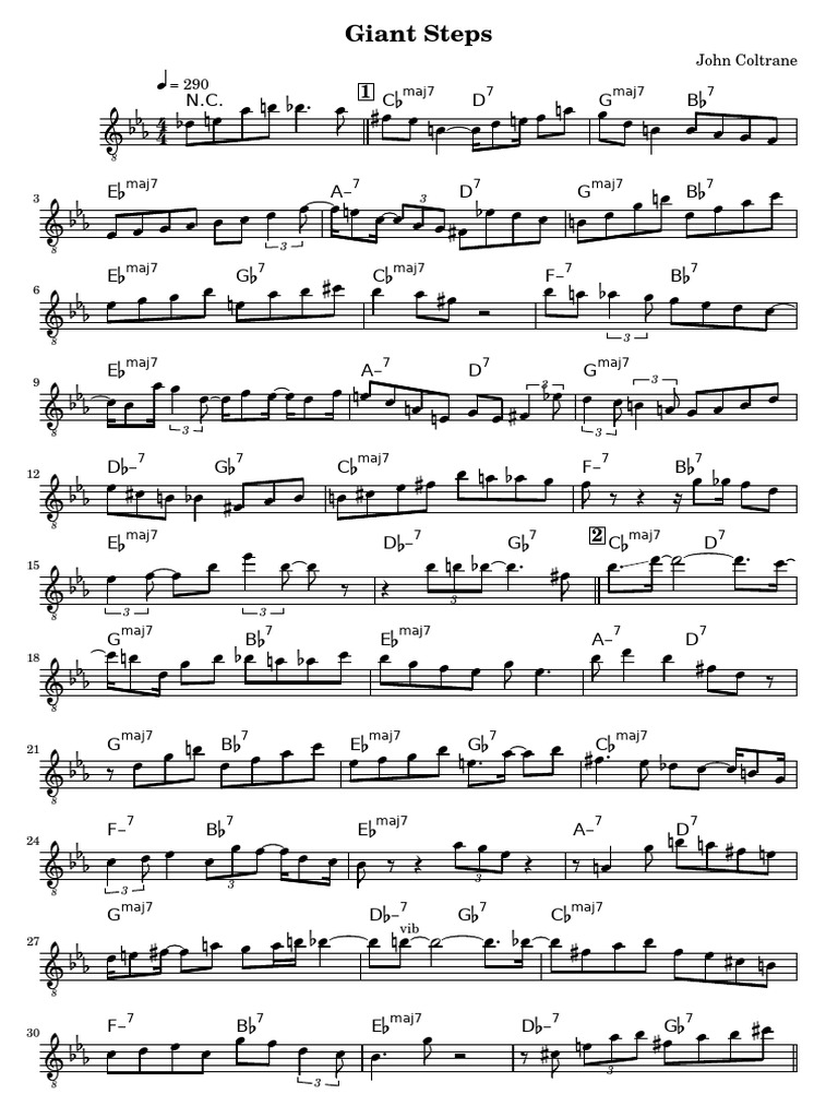 JohnColtrane GiantSteps-1 FINAL | PDF | Pandemic