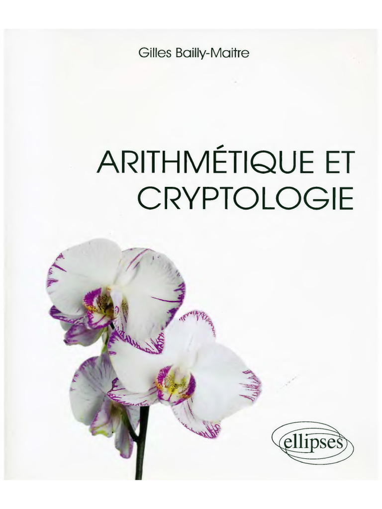 Arithmétique Et Cryptologie | PDF