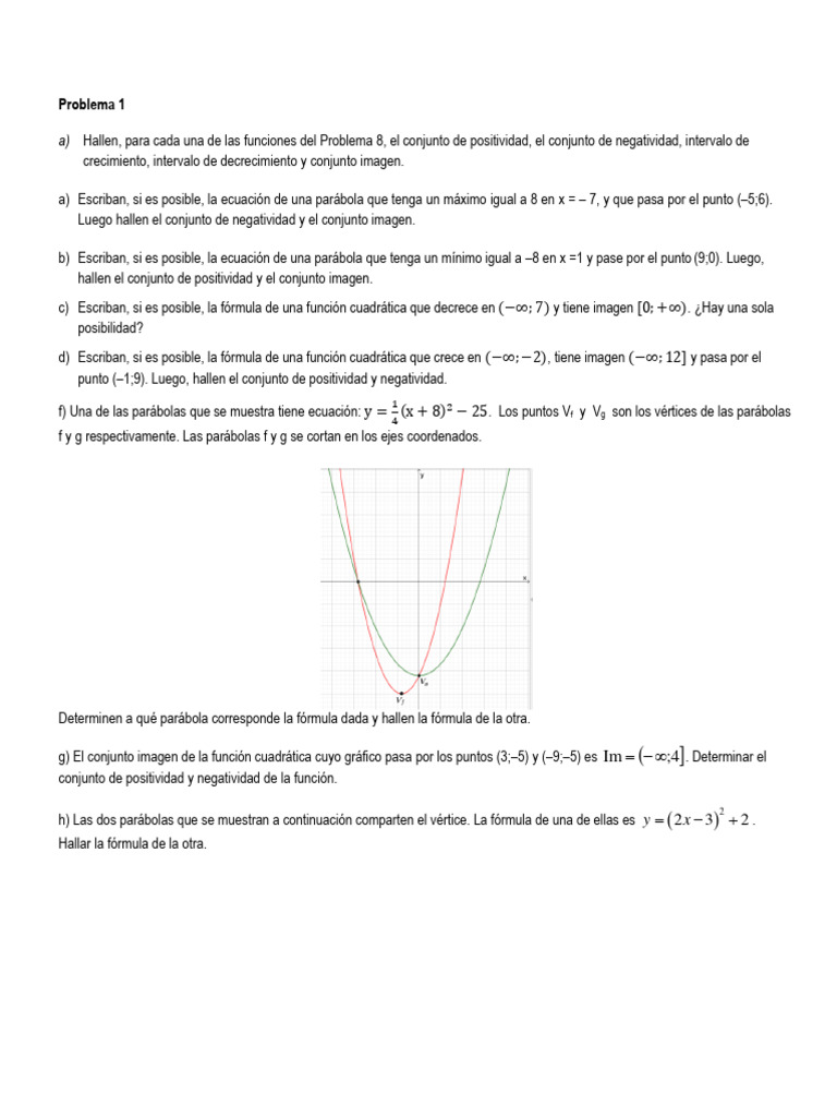Ejercicios de Repaso para La Integradora | PDF | Geometría | Matemáticas