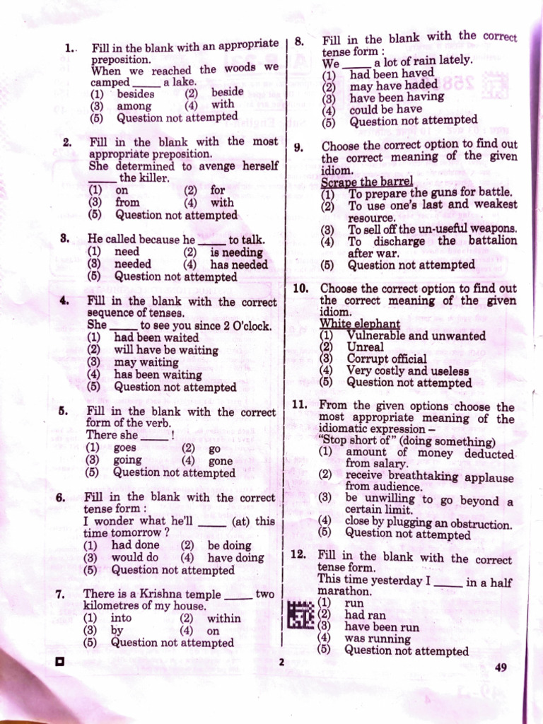 RPSC English I | PDF | Lexical Semantics | Linguistic Typology