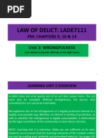 Wrongfulness An Element of Delict South Africa | PDF | Common Law | Justice