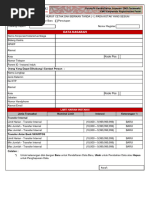 Formulir Cms BPD Diy | PDF