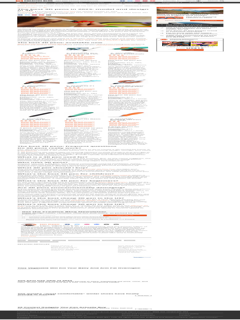 The best 3D pens in 2023 model and design in 3D Creative Bloq ...