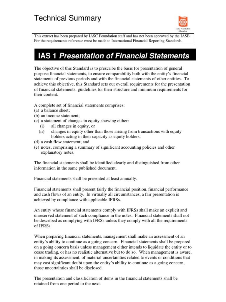 IAS1 | PDF
