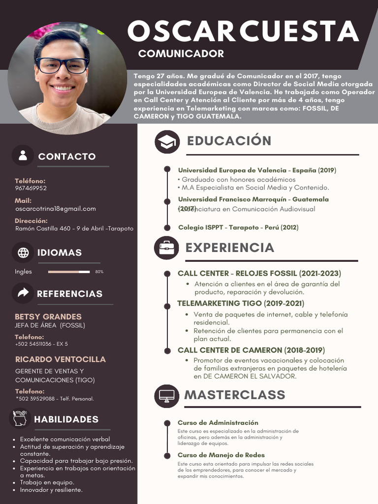 CV Oscar Cuesta | PDF