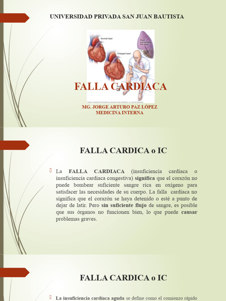 4. Falla Cardiaca 2024 | Descargar gratis PDF | Insuficiencia cardíaca ...