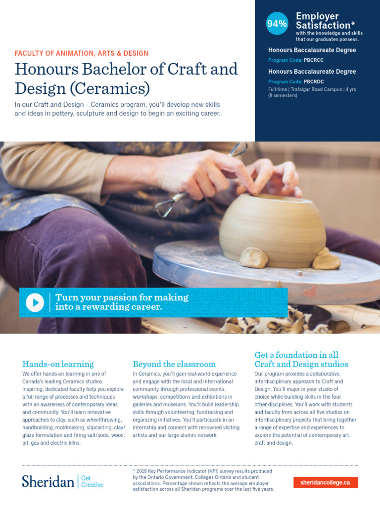 Bachelor of Craft and Design Ceramics | PDF | Academic Degree | Pottery
