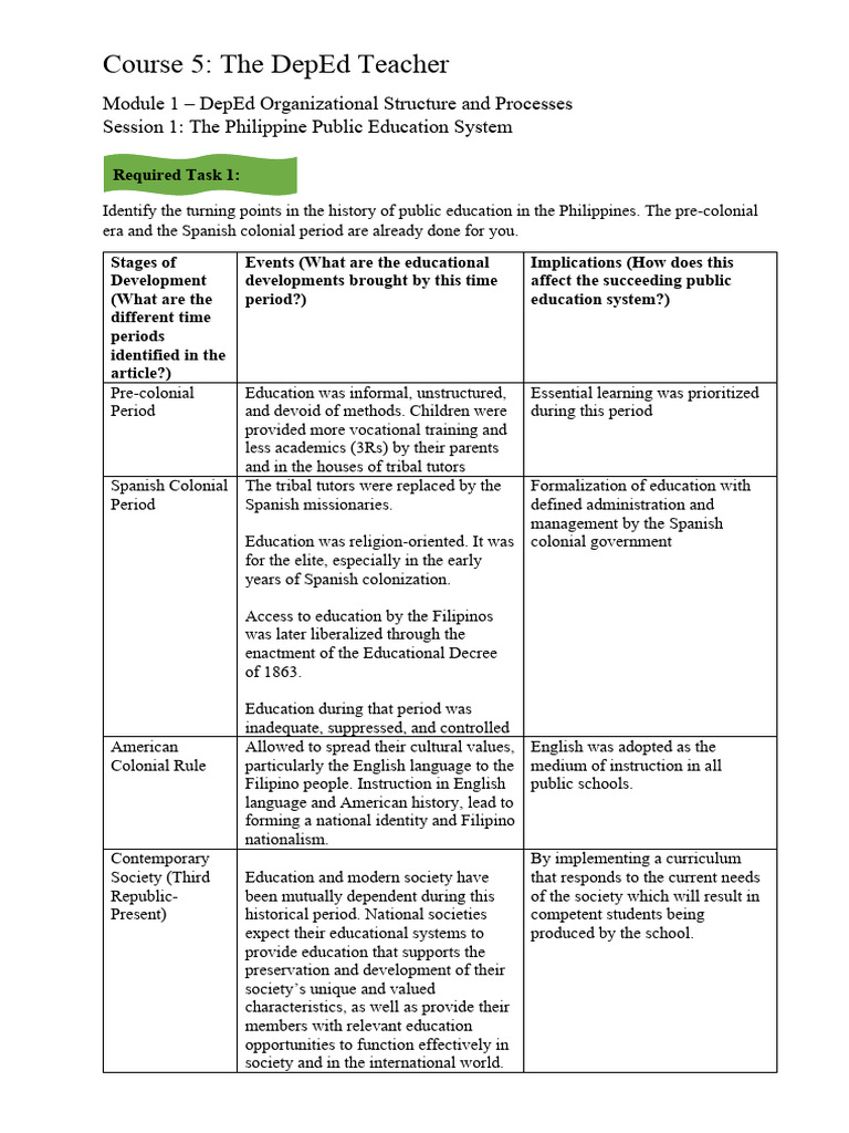 Course 5 | PDF | Teachers