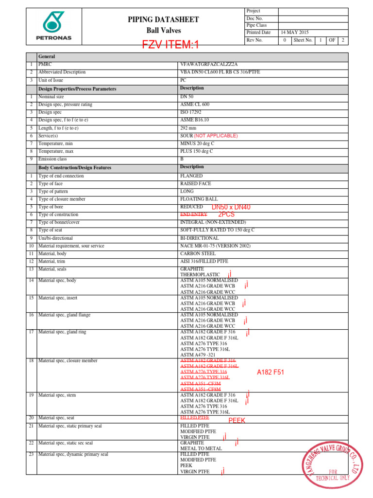 Valve Datasheets KASB | PDF | Valve | Pipe (Fluid Conveyance)