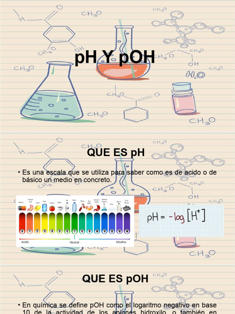 PH Y pOH UDEC | PDF