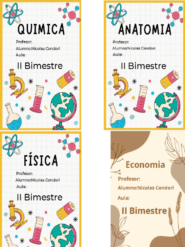 Caratula 2 Bimestre Pdf