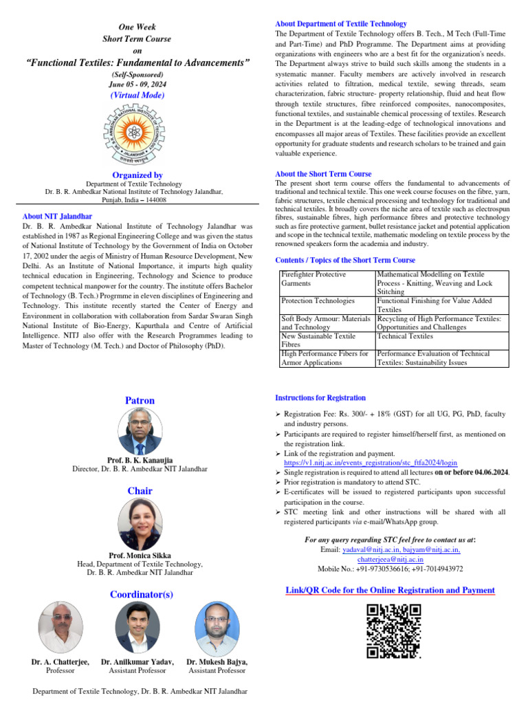 FTFA2024_ STC_Brochure | PDF | Textiles | Textile Manufacturing