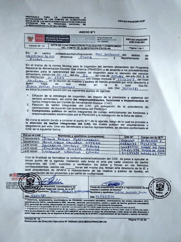 Cae 2024 | PDF | Documento de identidad