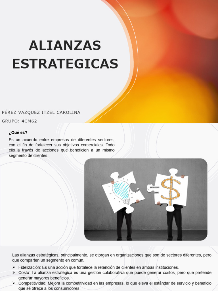 Alianzas Estrategicas | PDF | Proyecto conjunto | Business