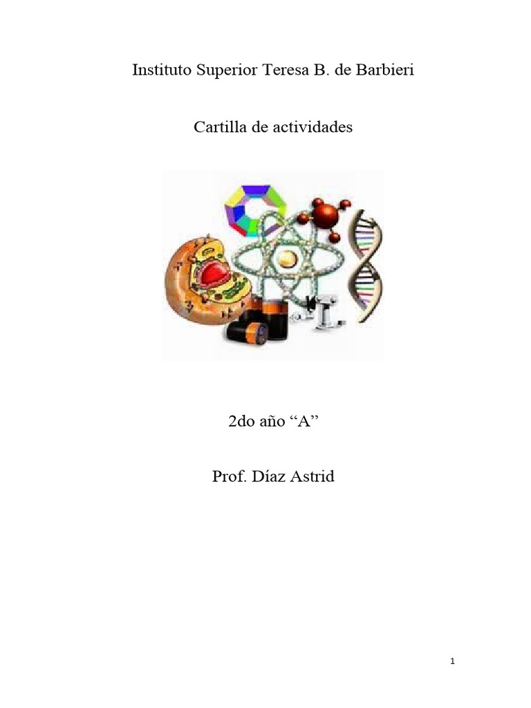 Cartilla 2do | PDF | Enlace químico | Biología Celular)