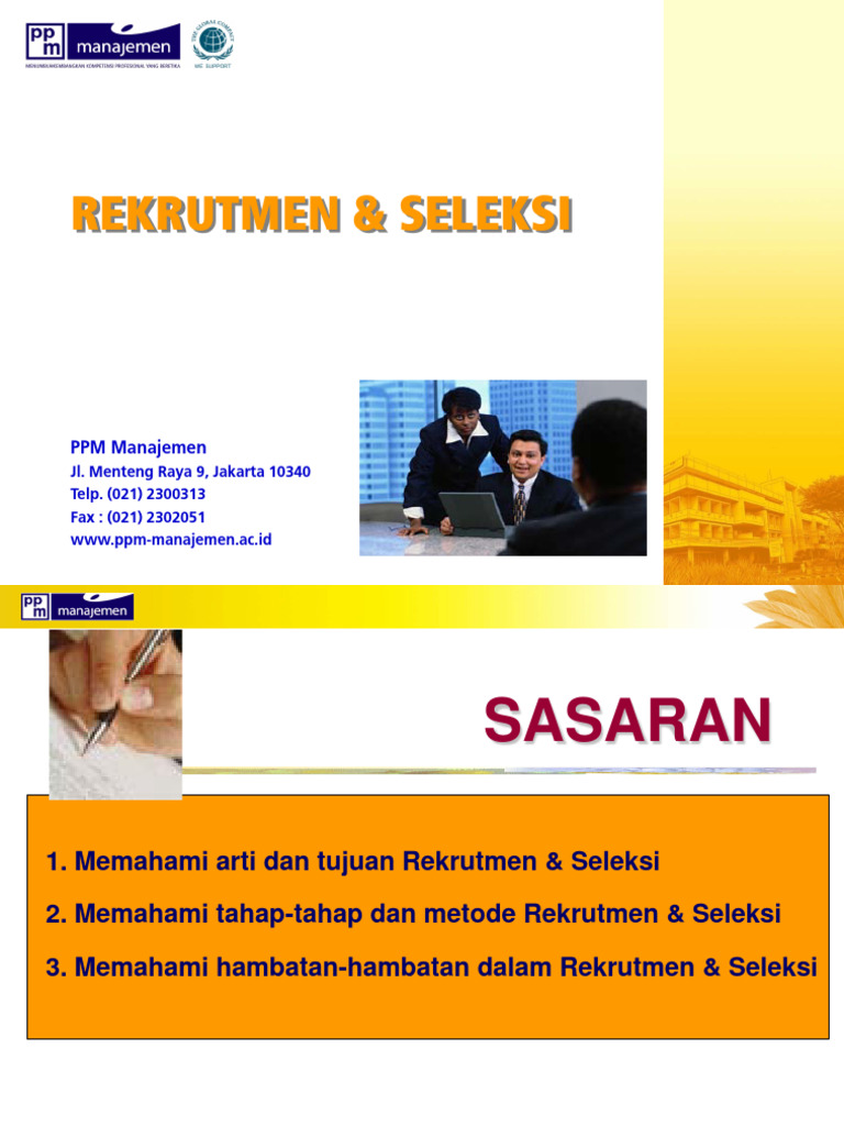 4 Rekrutmen Seleksi-WEN | PDF