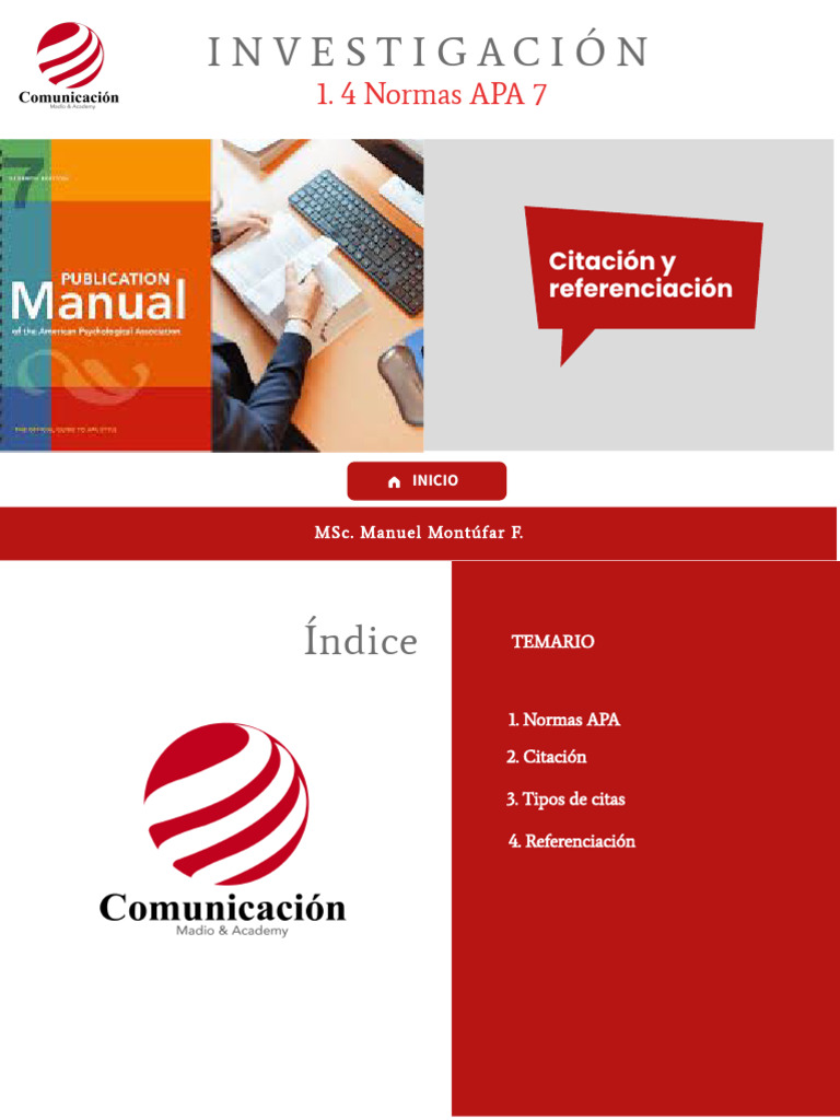 1.4 Normas APA 7 | PDF | Estilo apa