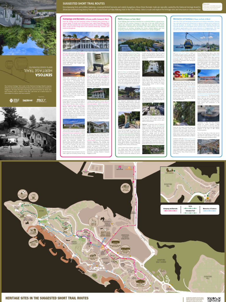 Sentosa Heritage Trail Map English | PDF