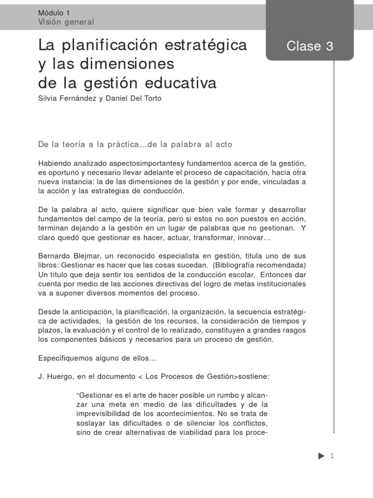 Ge Modulo01 Clase03 | PDF | Planificación | Enseñando