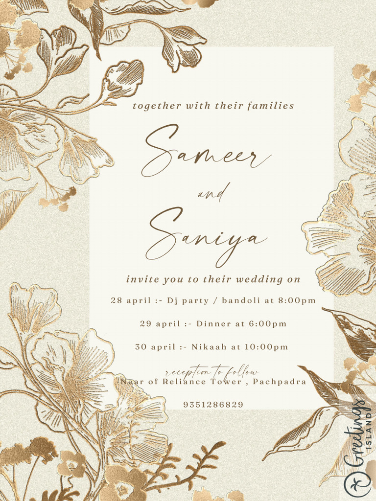 Wedding Invitation | PDF