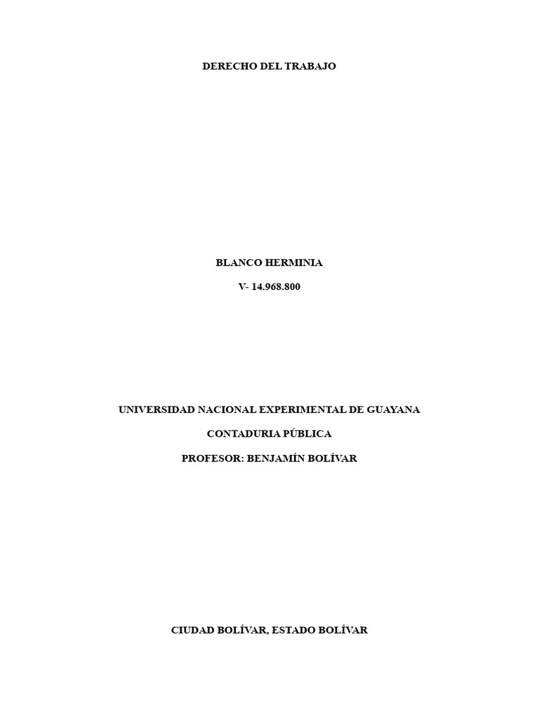 Derecho Laboral | PDF | Derecho laboral | Gobierno