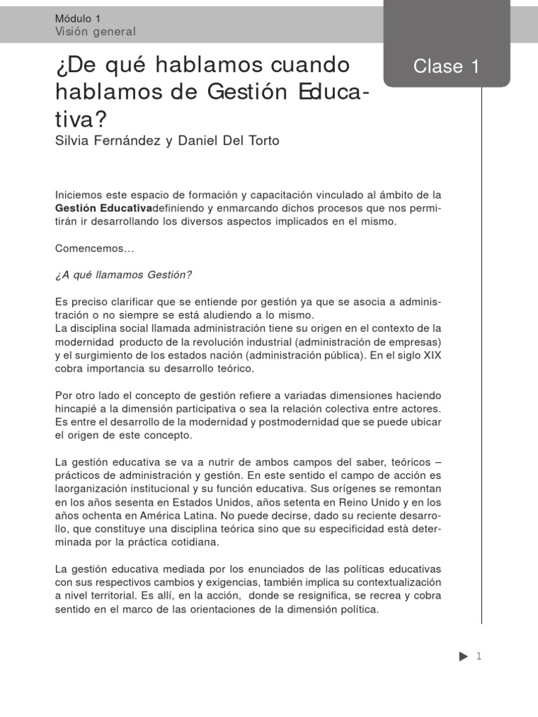 Ge Modulo01 Clase01 | PDF | Planificación | Evaluación