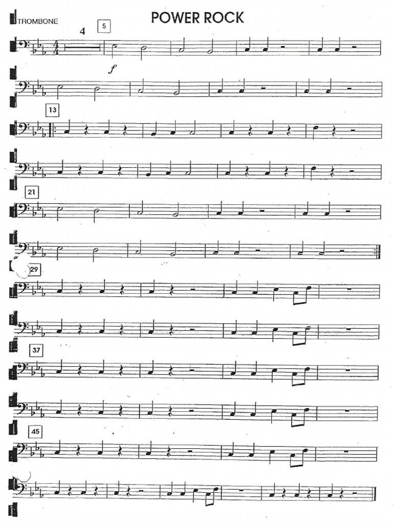 Power Rock Trombone | PDF