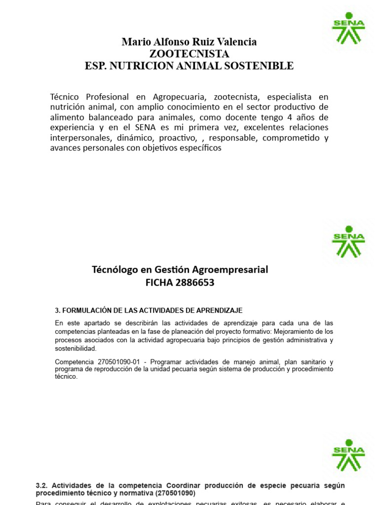 Aa1 Ev1 Ga2 | PDF | Planificación | Aprendizaje