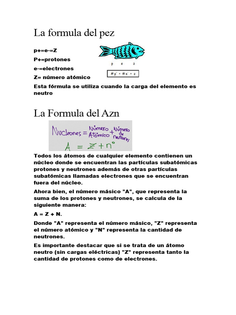 La Formula Del Pez | PDF