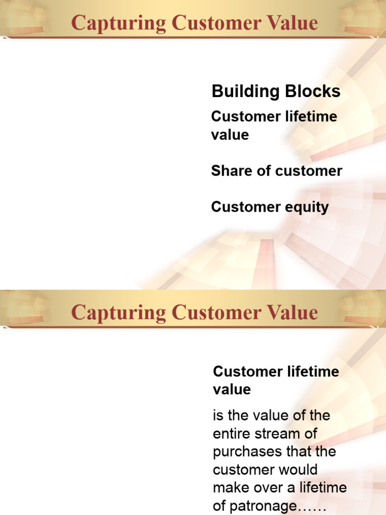 Customer Value | PDF | Finance & Money Management