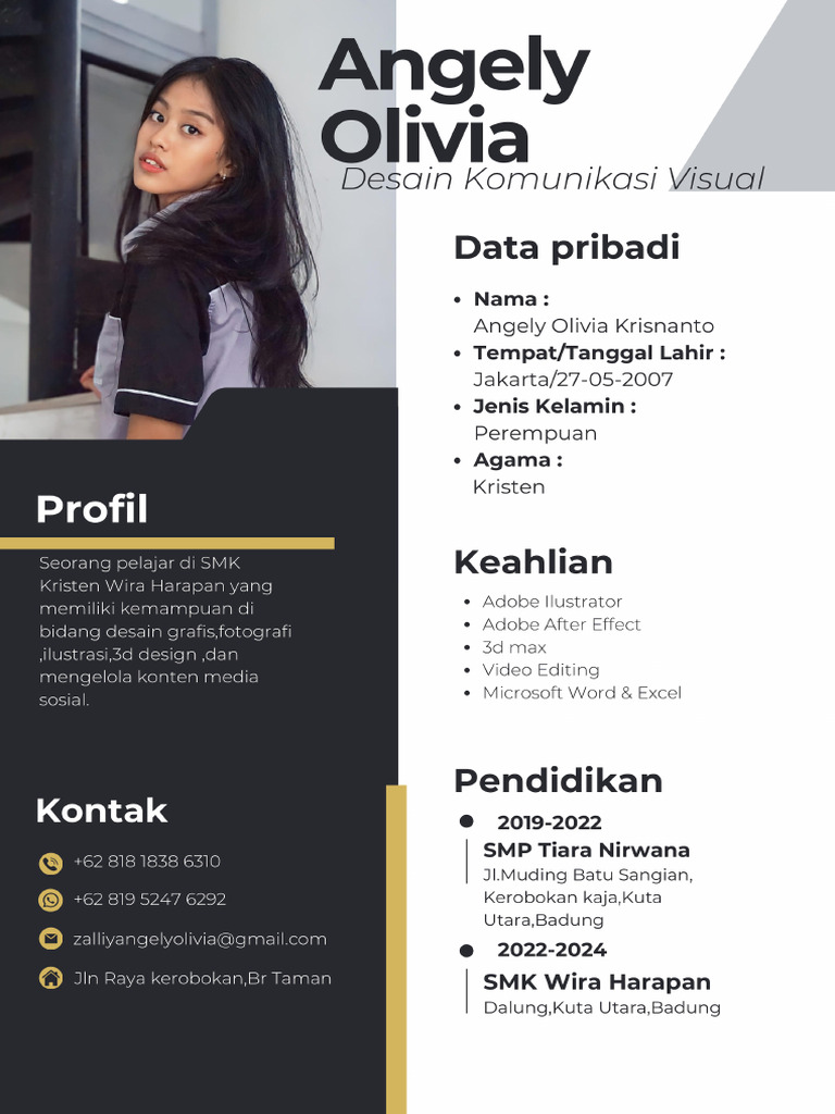 CV Angely Olivia | PDF