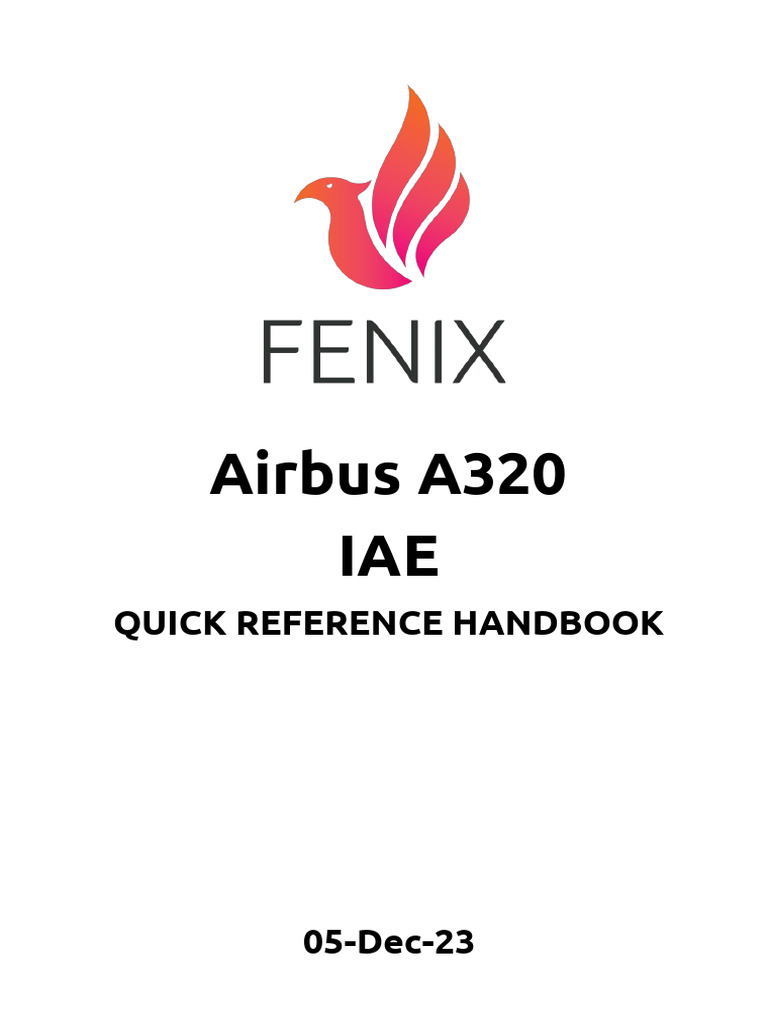 Airbus A320 IAE Quick Reference Guide | PDF | Aviation | Transport