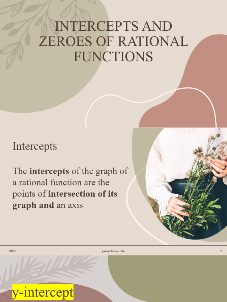 Intercepts and Zeroes of Rational Functions | PDF | Asymptote | Function (Mathematics)