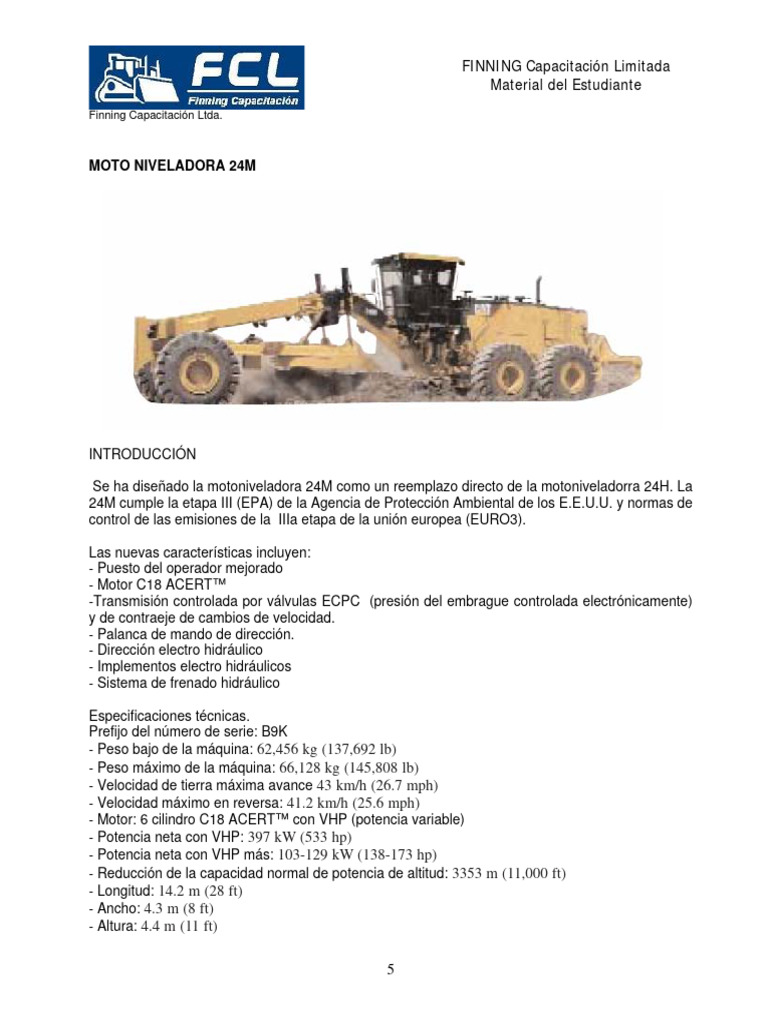 Cat 24m Capacitacion | PDF | Cambiar | Vehículo de motor