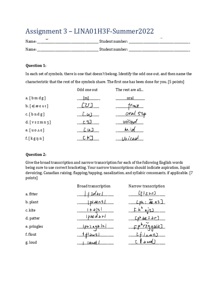 LINA01 Assignment+3+ +summer+2022 | PDF | Teaching Methods & Materials