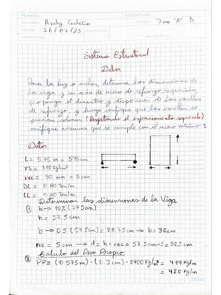 Dimesiones de Viga | PDF | Hogar, jardinería y bricolaje