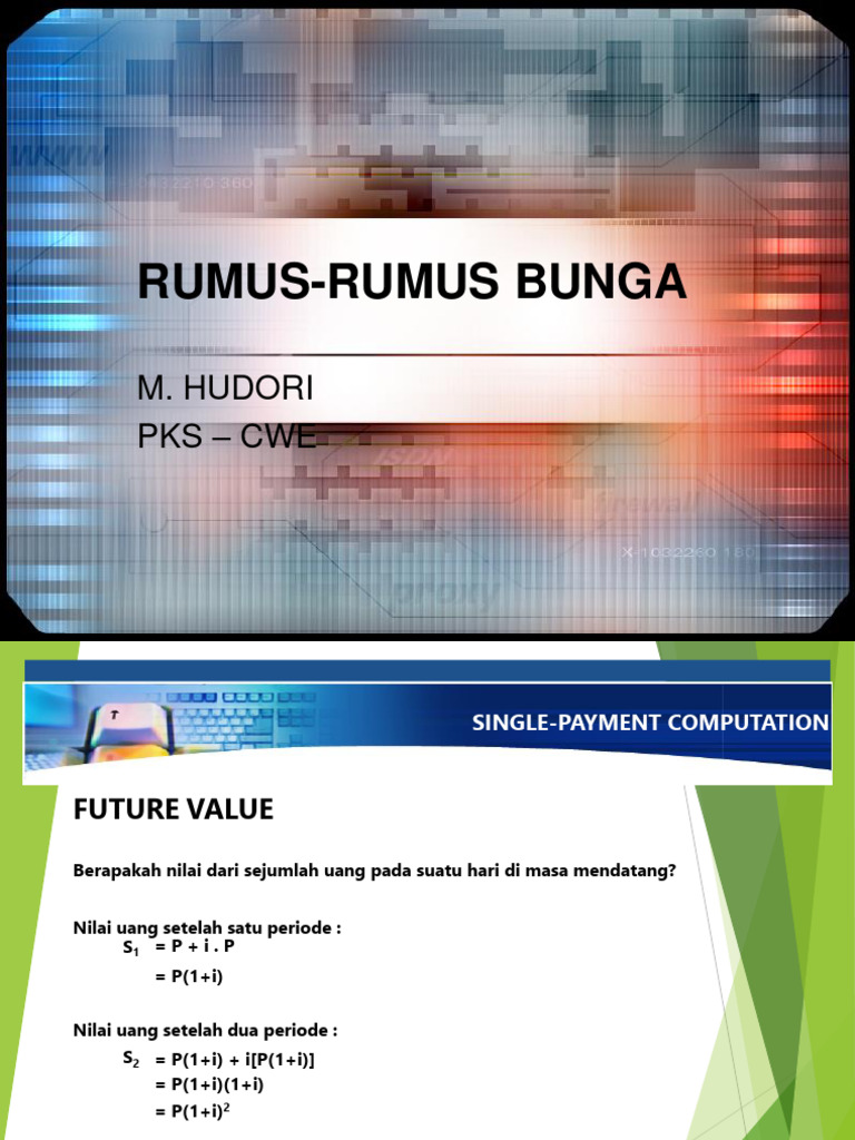 Rumus-Rumus Bunga | PDF | Bisnis | Pengelolaan Keuangan & Uang