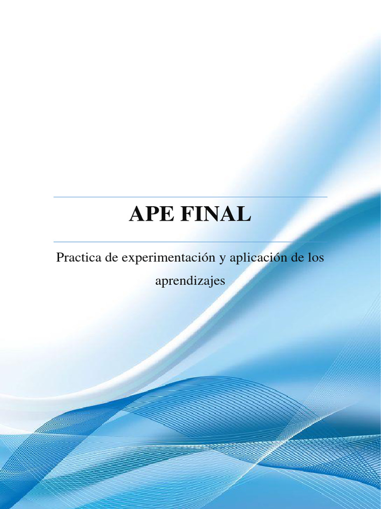 APE Final General. | PDF | Igualdad social | Ideologías