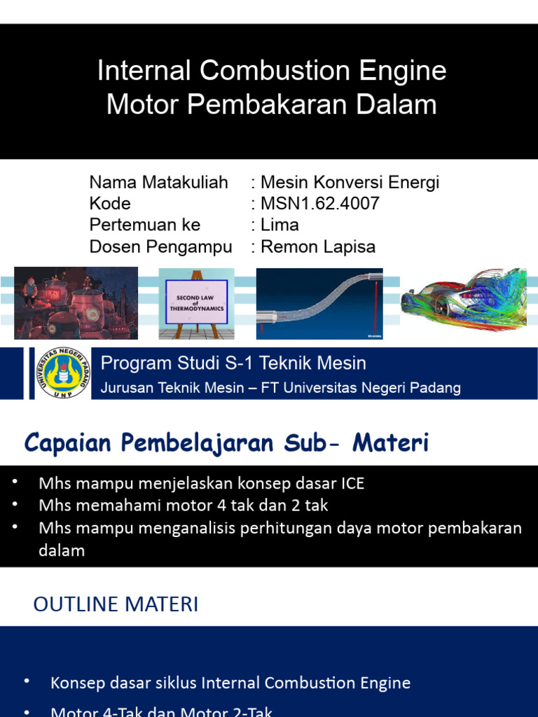 Pert 5 6 Internal Combustion Engine | PDF