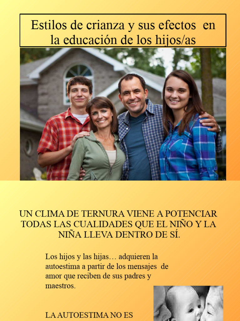 Estilos de Crianza para Padres | Descargar gratis PDF | Comportamiento | Autoestima