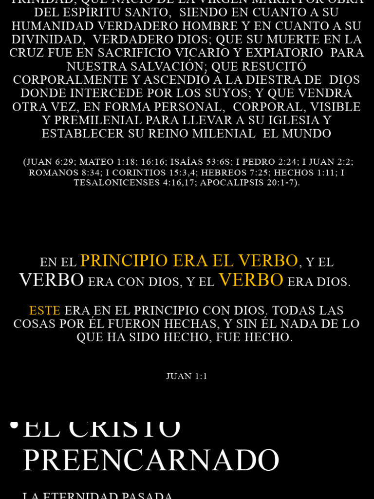 declaracion de fe 3 Cristo | PDF