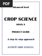 ZIMSEC A Level Crop Science Specimen Paper | PDF | Photosynthesis | Soil