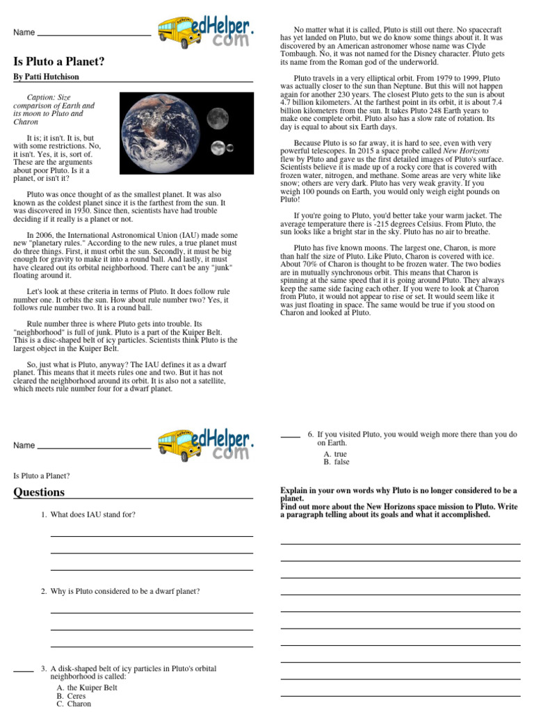 Pluto | PDF | Pluto | Planets