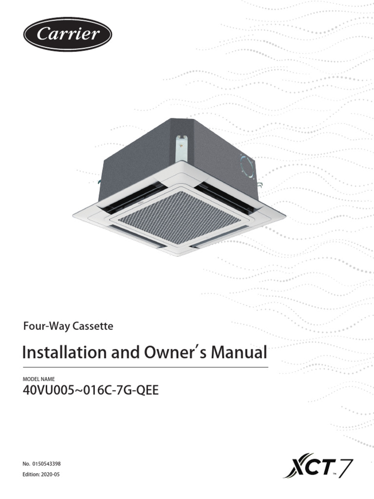 Four-Way Cassette Installation Manual | PDF